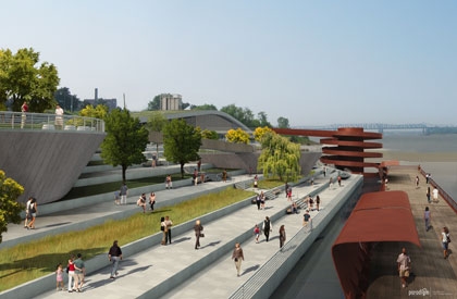 In Downtown Memphis: Beale Street Landing